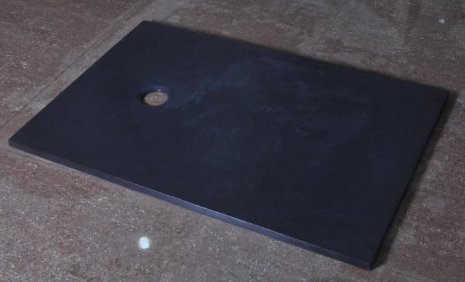 Stone Effect Polymarble Shower Bases , Black Shower Trays CE SGS ...